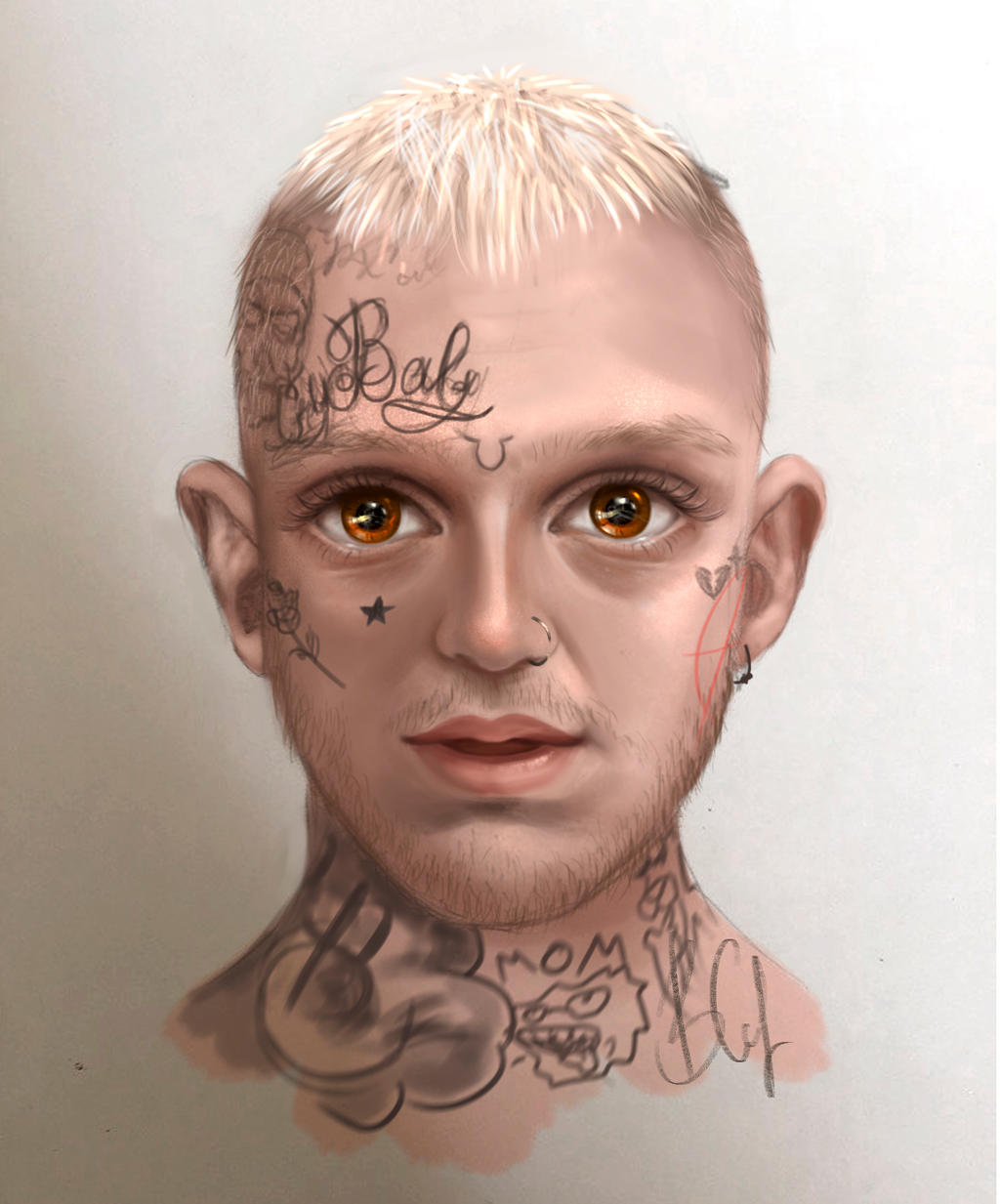 Lil Peep By Butcherchurin On Deviantart