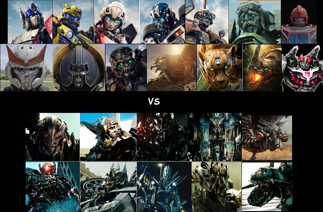 Rotb Autobots Vs Bayverse Decepticons By Dmhead On Deviantart