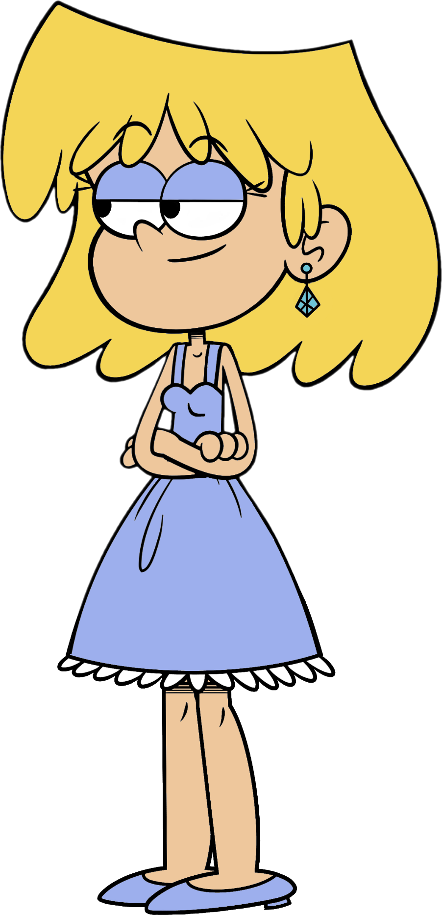 Lori Loud Dress Purple Arms Crossed Happy 2 By Ulises21998 On Deviantart