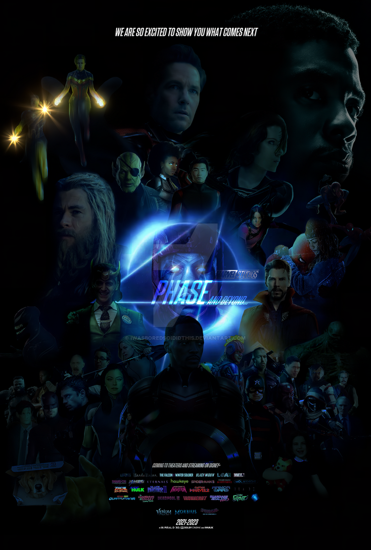 Marvel Studios Phase 4 and 5 Promotional Poster by IWasBoredSoIDidThis ... Marvel Studios Phase 4 and 5 Promotional Poster by IWasBoredSoIDidThis ...