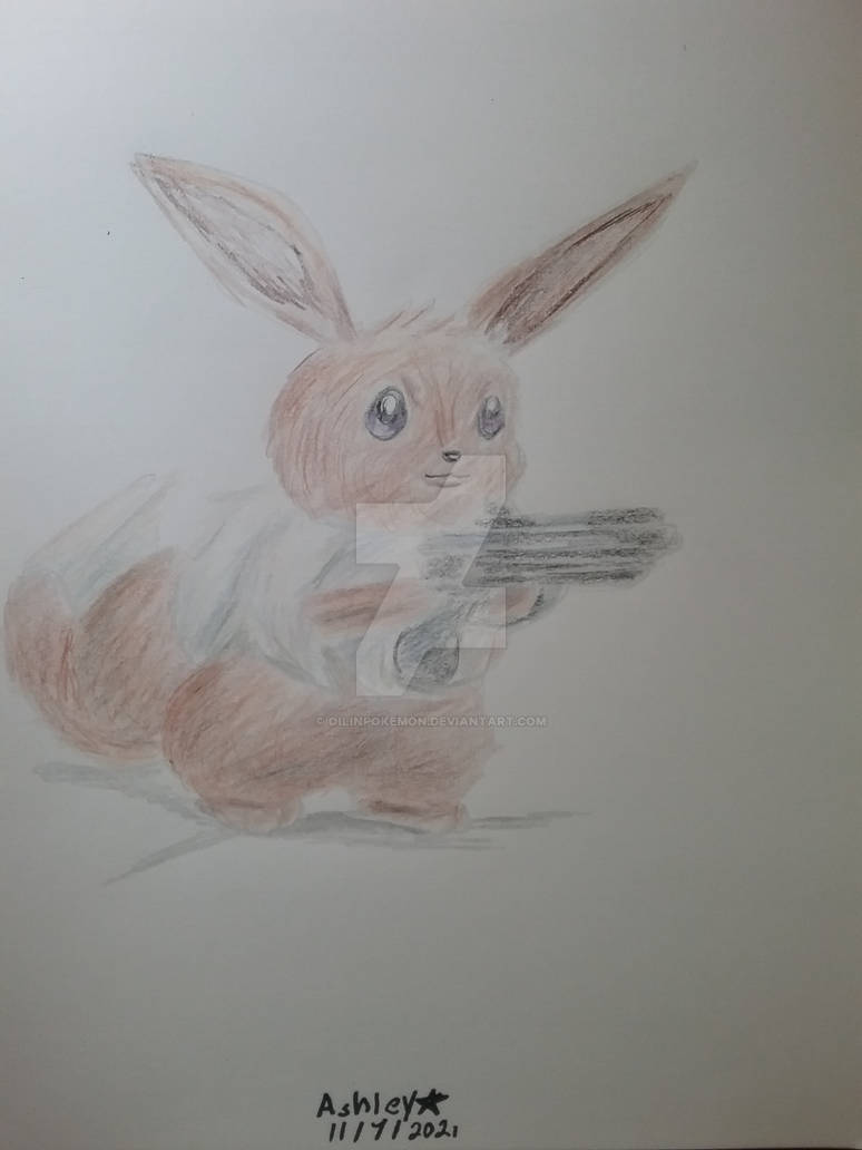 Eevee With A Gun Vol2 By Qilinpokemon On Deviantart