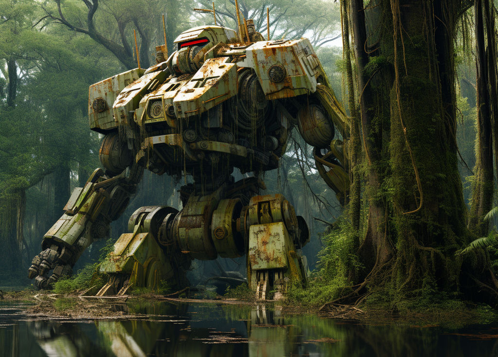 Swamp Robot By K Jackson Katss On Deviantart