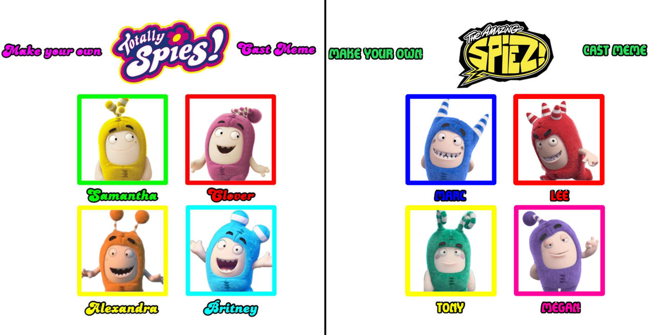 Totally Spiesamazing Spiez Cast Meme By Galia980 On Deviantart