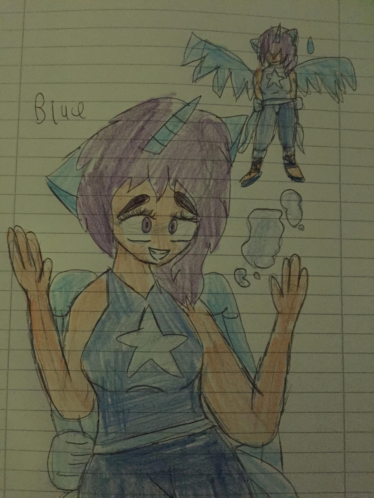 Blue My Oc By Vabessa2006 On Deviantart