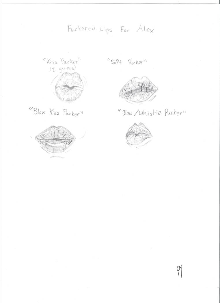 Puckered Lips By Ballsnacther On Deviantart