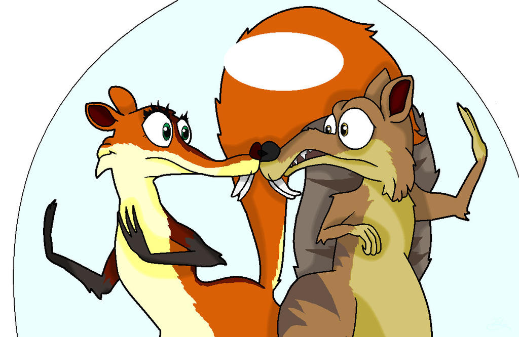 Scrat And Scratte Cartoon Thing Compversion By Zalyheartlesstigress On Deviantart