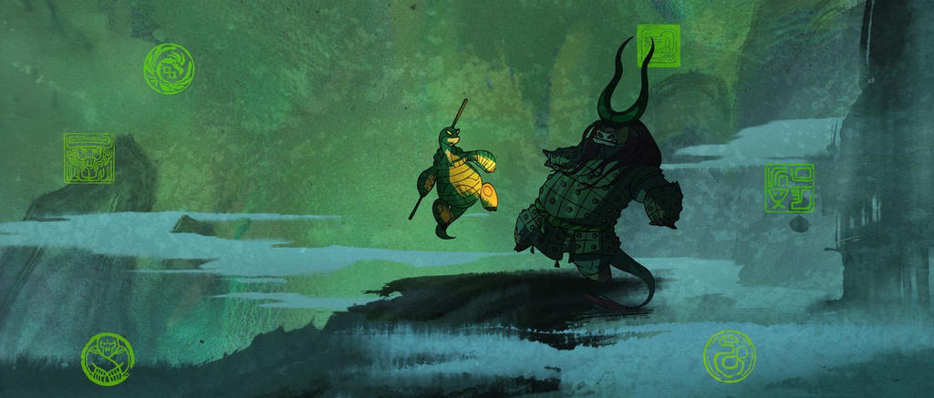 Kung fu panda 3- Oogway vs Kai 2 (concep) by pollito15 on DeviantArt Kung fu panda 3- Oogway vs Kai 2 (concep) by pollito15 on DeviantArt