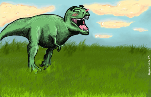 Happy T Rex By Approachinginfinity On Deviantart