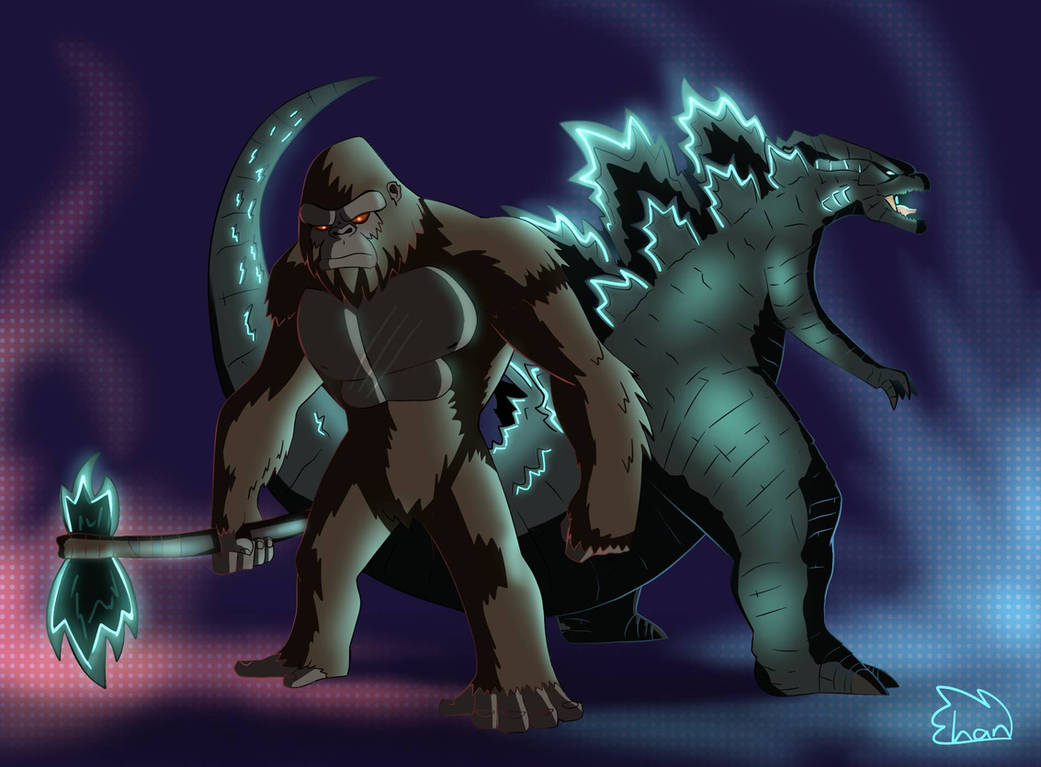 Godzilla vs Kong Fanart by Shan4rt on DeviantArt Godzilla vs Kong Fanart by Shan4rt on DeviantArt