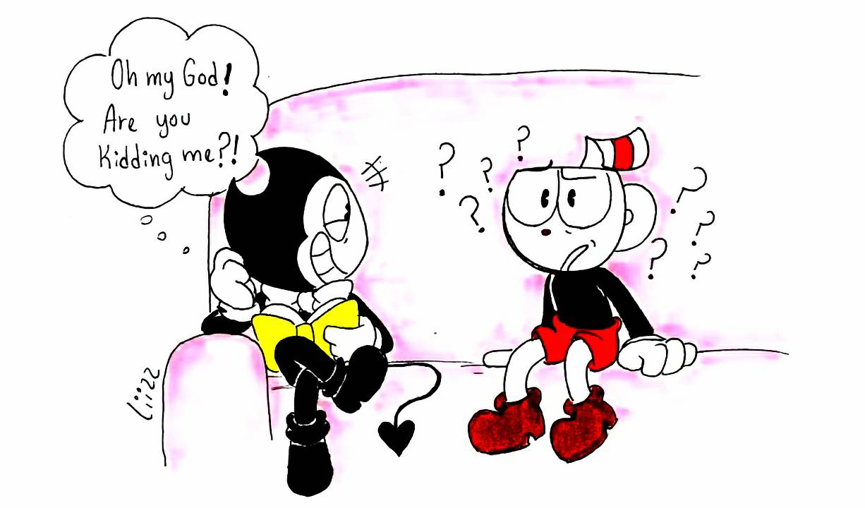 05 Cuphead X Bendy By Zzx3 On Deviantart