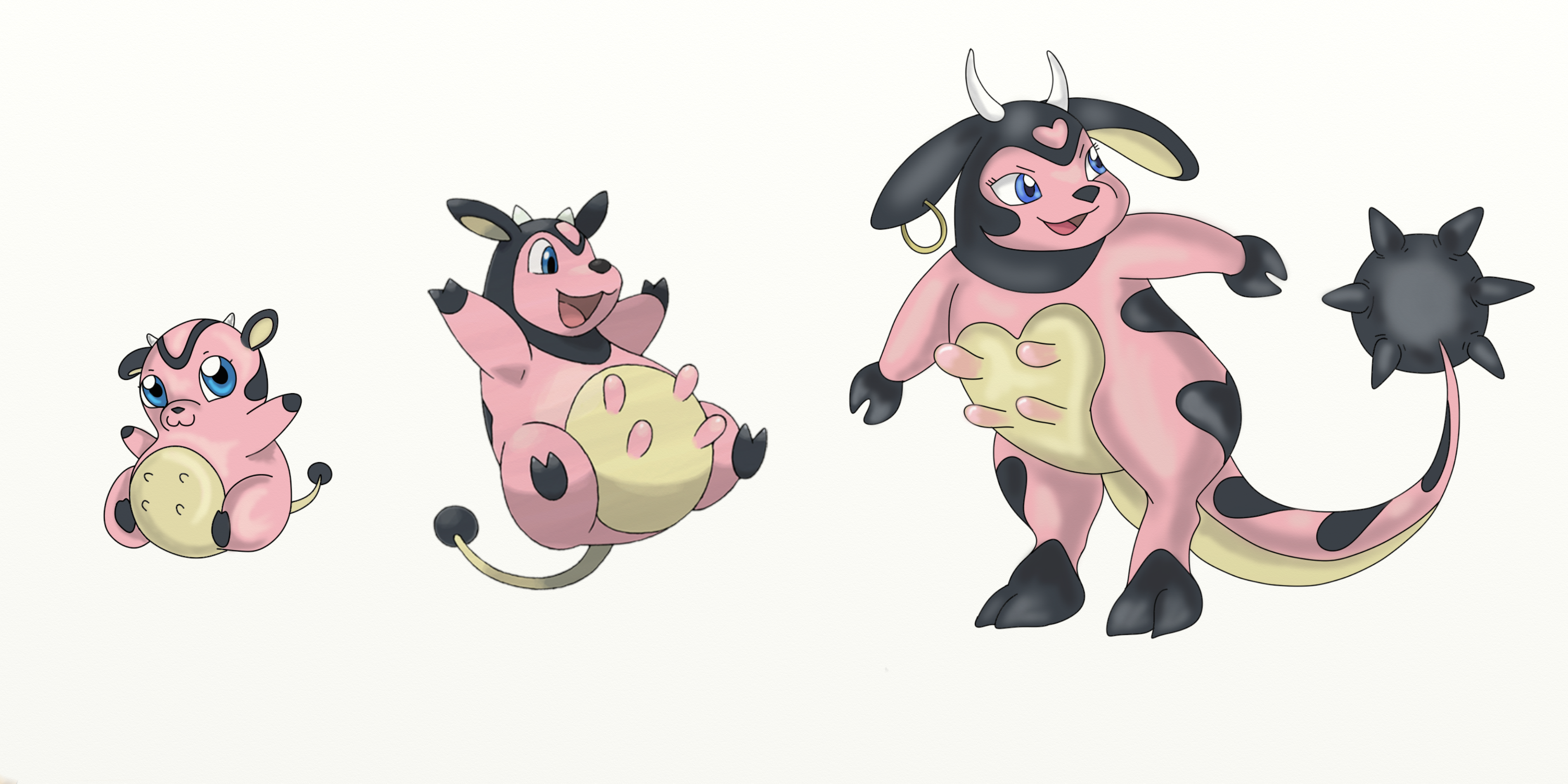 Miltank Pre Evolution Evolution By Veronicalune93 On Deviantart