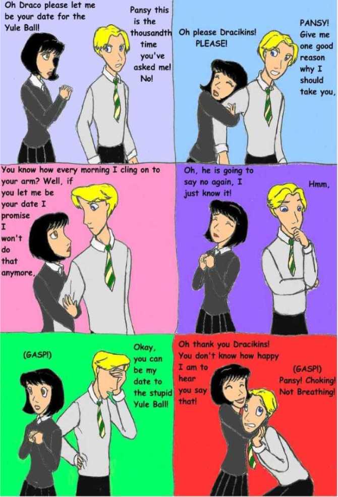 Pansy Parkinson And Draco Malfoy Yule Ball