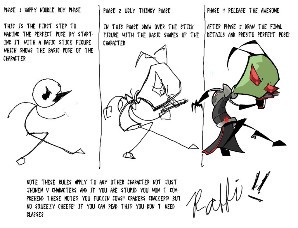 Good poses for dummies by InvaderRaf on DeviantArt