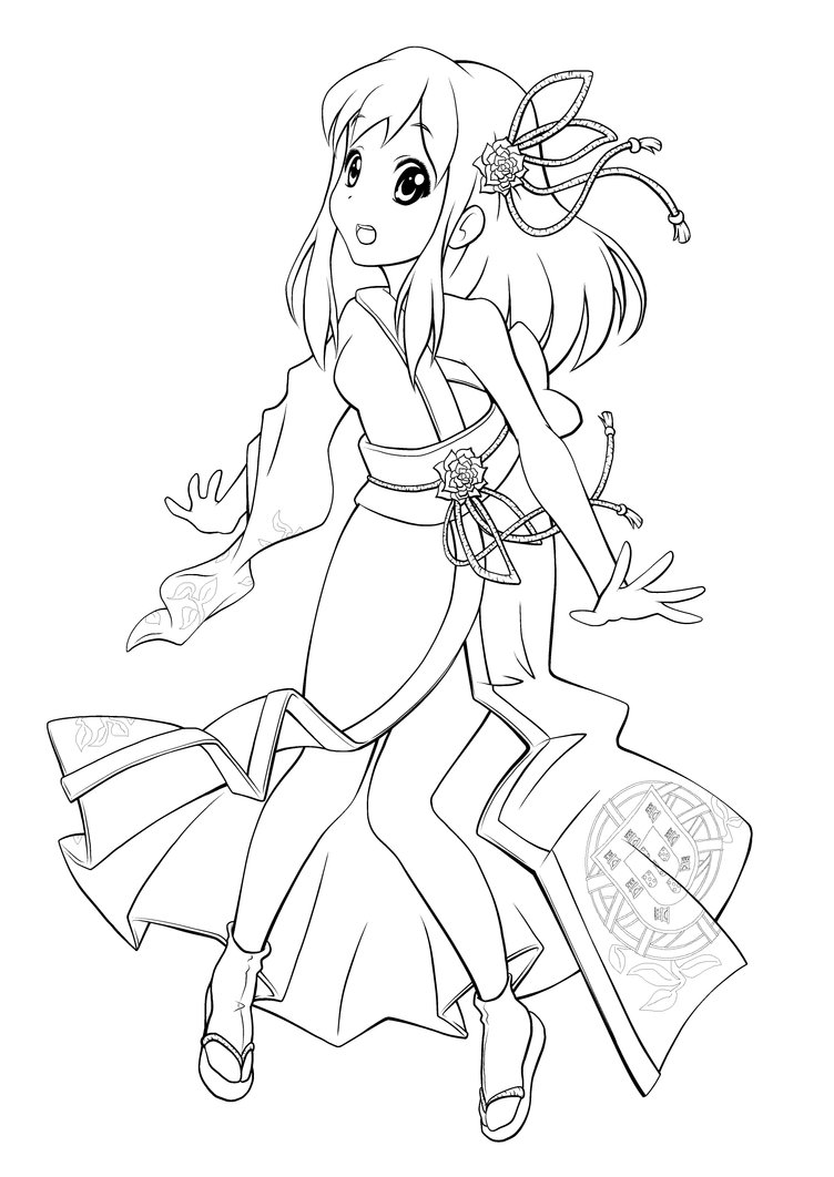Mieko Lineart By Cheila On Deviantart