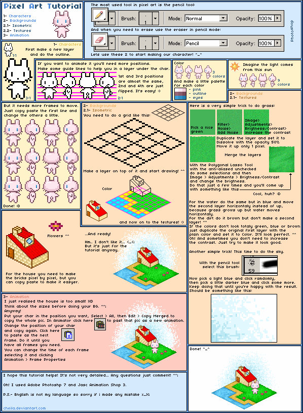 Tutorial Pixel Art Animation By Cheila On Deviantart