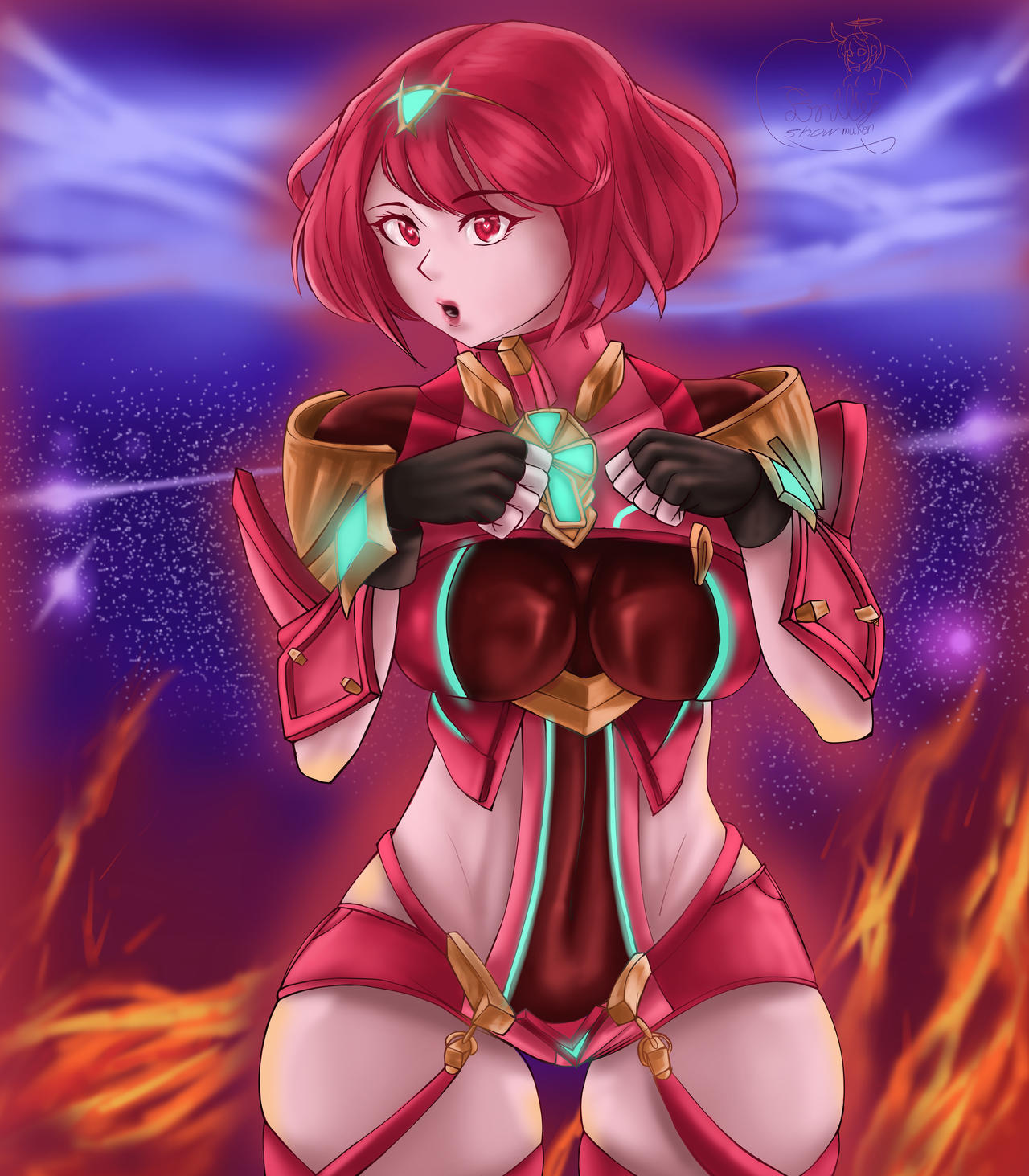 Pyra Xenoblade Chronicles 2 By Emilydrawing On Deviantart