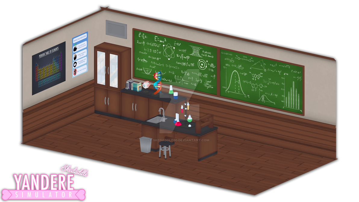 Yandere Simulator - Science lab props by Skedaddle00 on DeviantArt Yandere Simulator - Science lab props by Skedaddle00 on DeviantArt