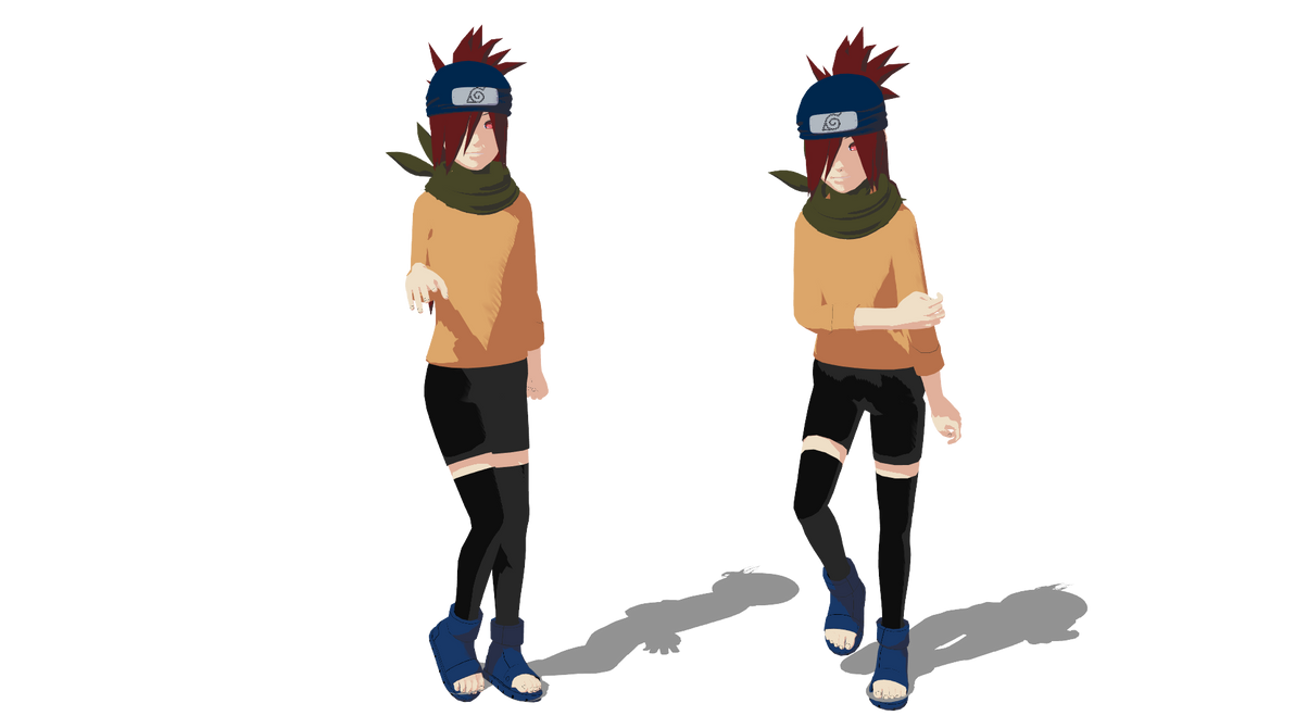Mmd Naruto Oc Sonero Uzumaki Genin Model Dl By Sonerouzumaki On