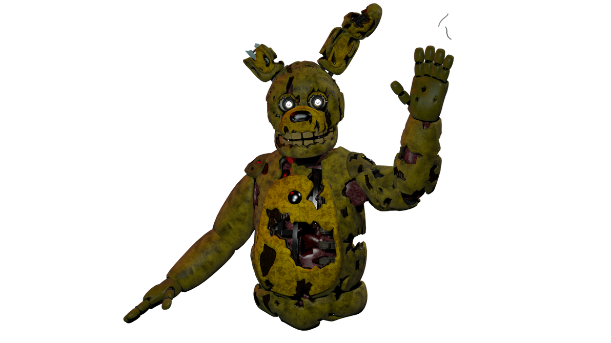 C4dfnaf Movie Springtrap Wip3 By Godzillatrap On Deviantart
