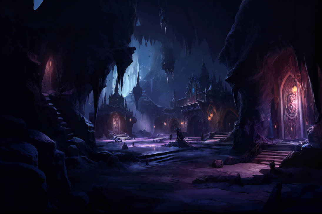 DND Dark Elf City By BergionStyle On DeviantArt dnd-dark-elf-city-by-bergionstyle-on-deviantart