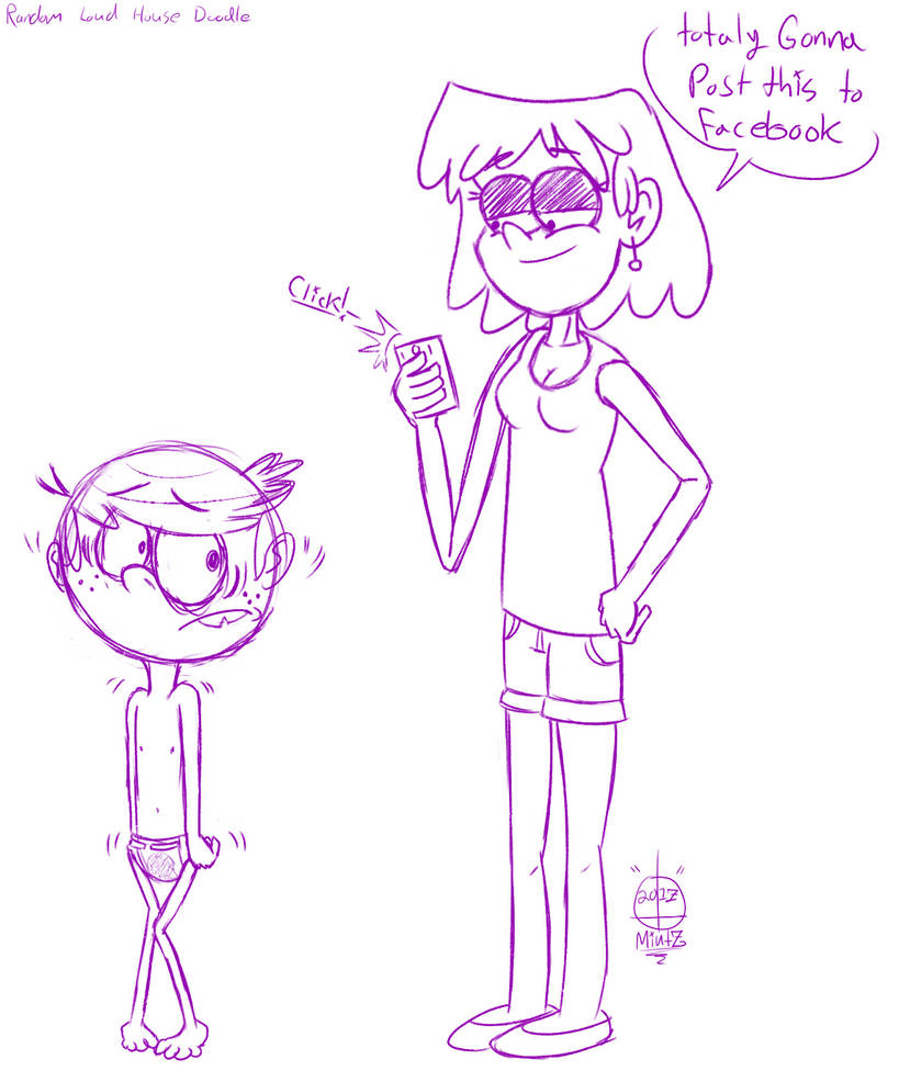 Random Loud House Doodle By Thatdudemintz On Deviantart