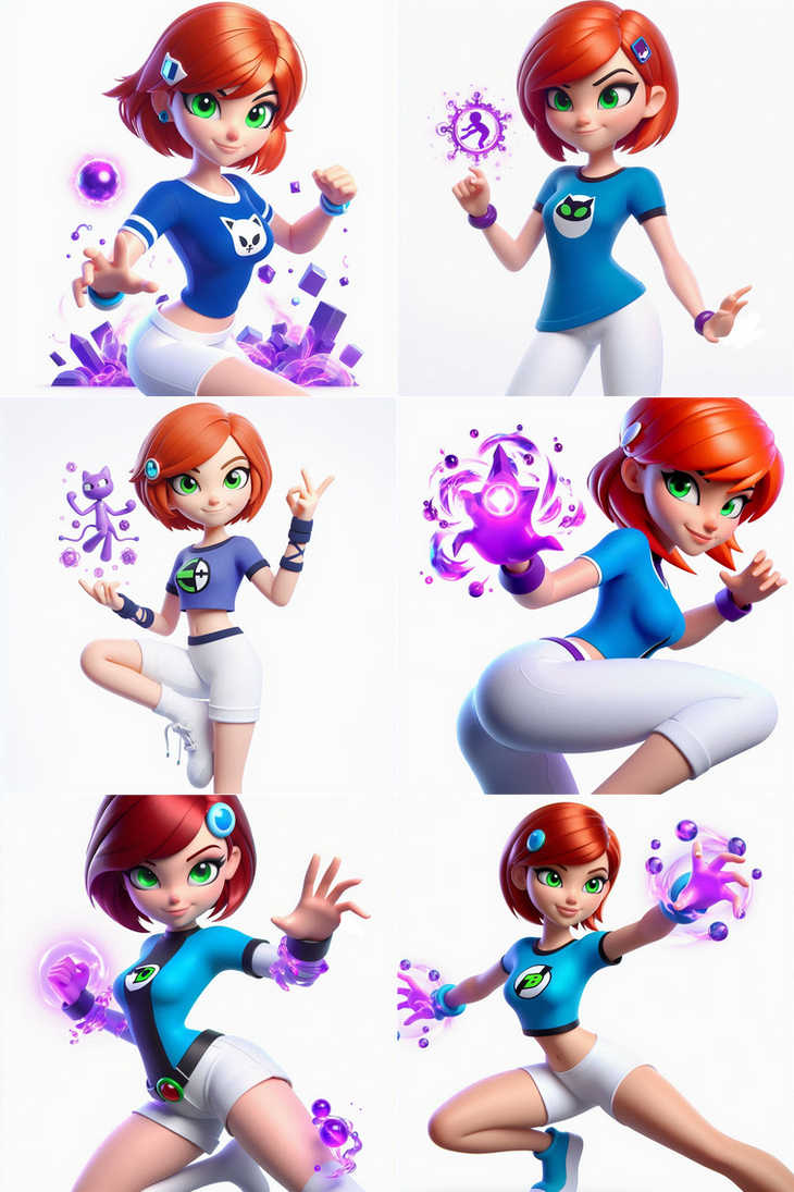 Some Cute Gwen Tennyson Renders Free To Use By Strombo1inator On Deviantart