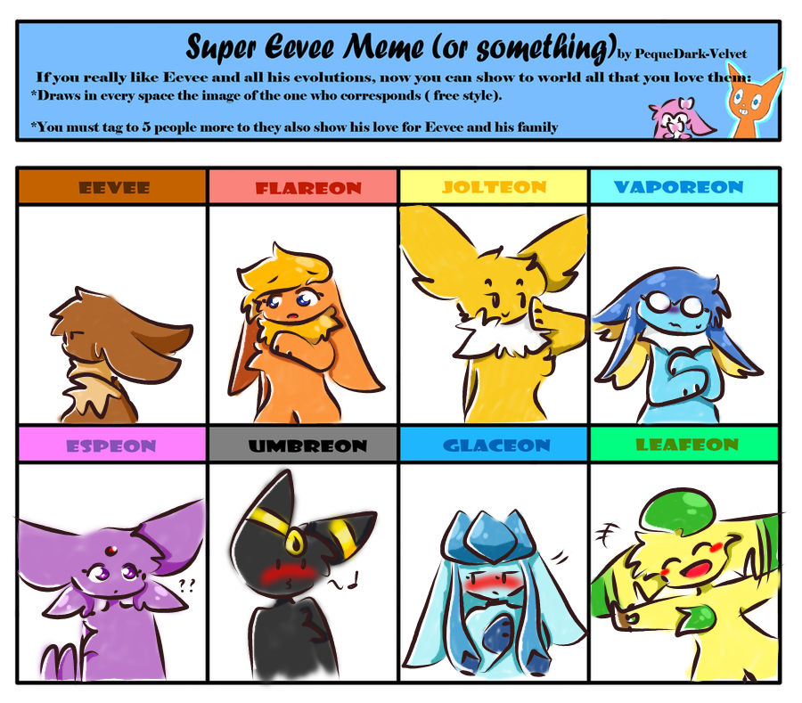 Super eevee meme !! by BunnyEevee on DeviantArt Super eevee meme !! by BunnyEevee on DeviantArt