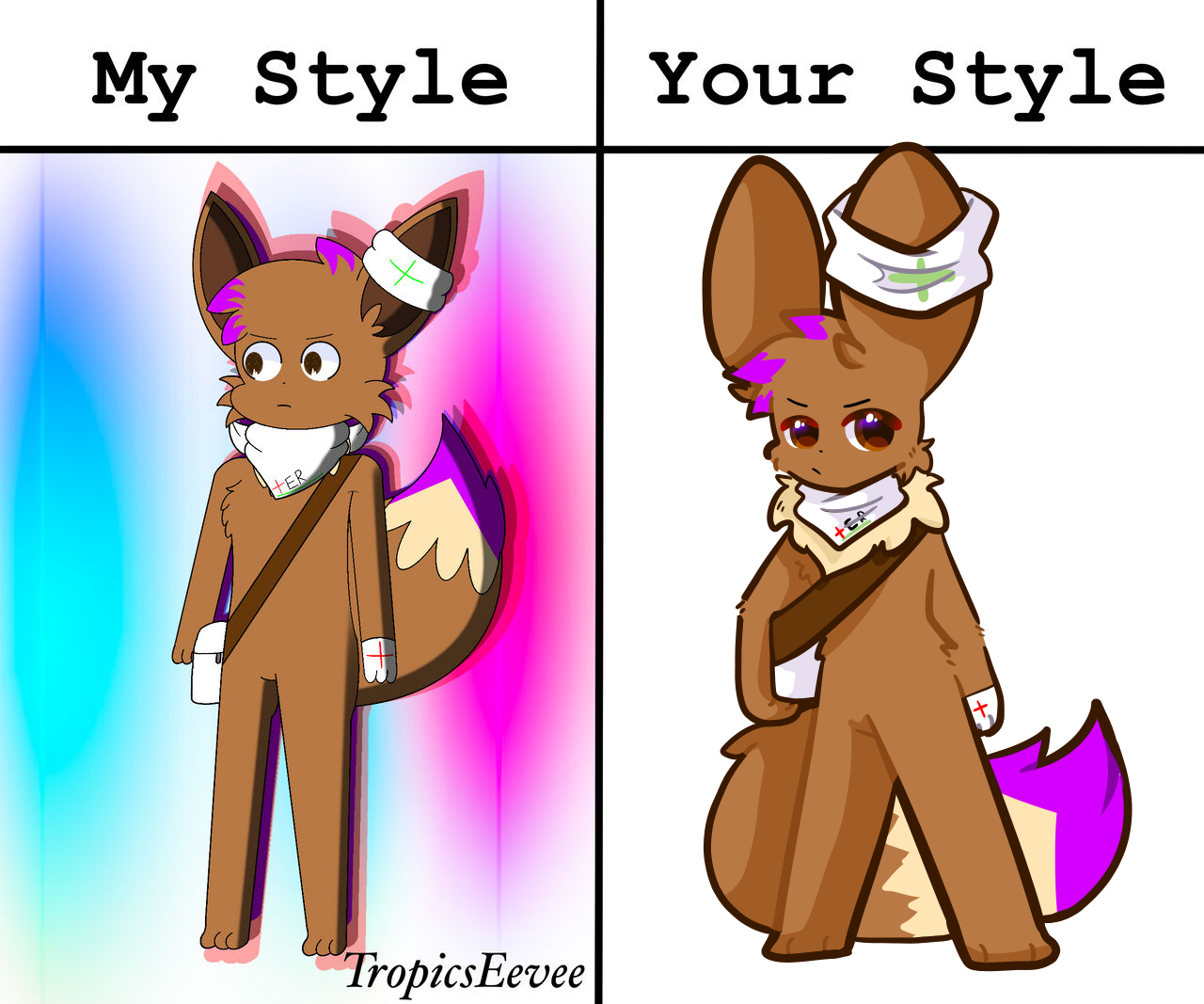 My Style Your Style Challenge By Bunnyeevee On Deviantart