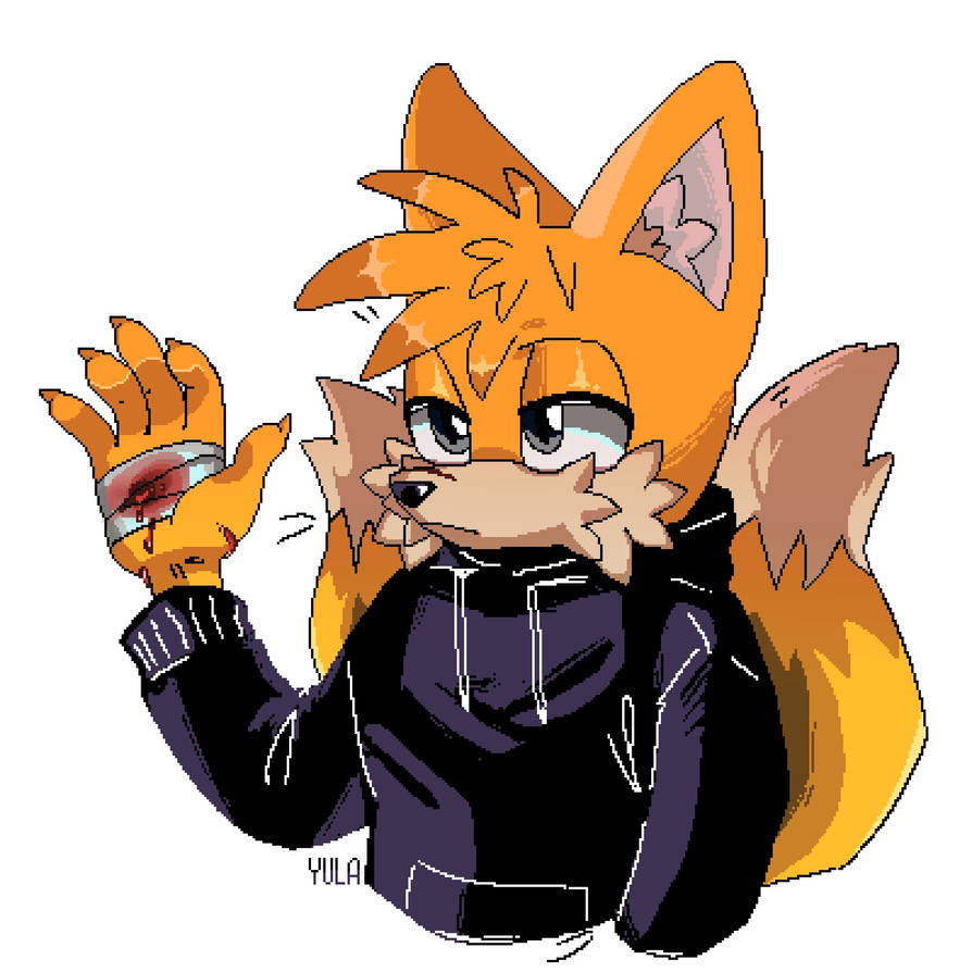 Tails Pixel Art By Yulayumeno On Deviantart