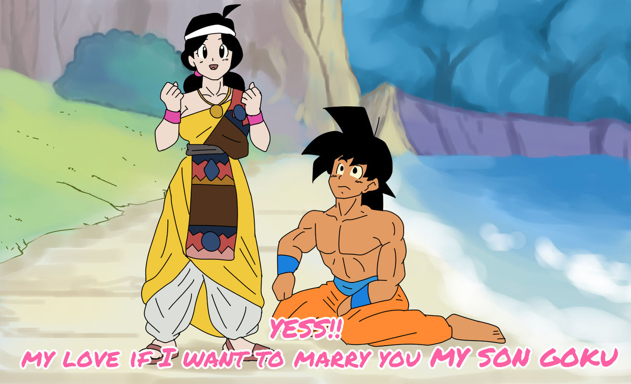 Son Goku X Chi Chi Wedding By Qsky On Deviantart