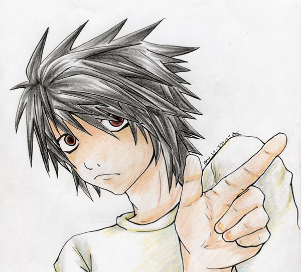 BANG :: Death Note L by Nadako-Mika on DeviantArt