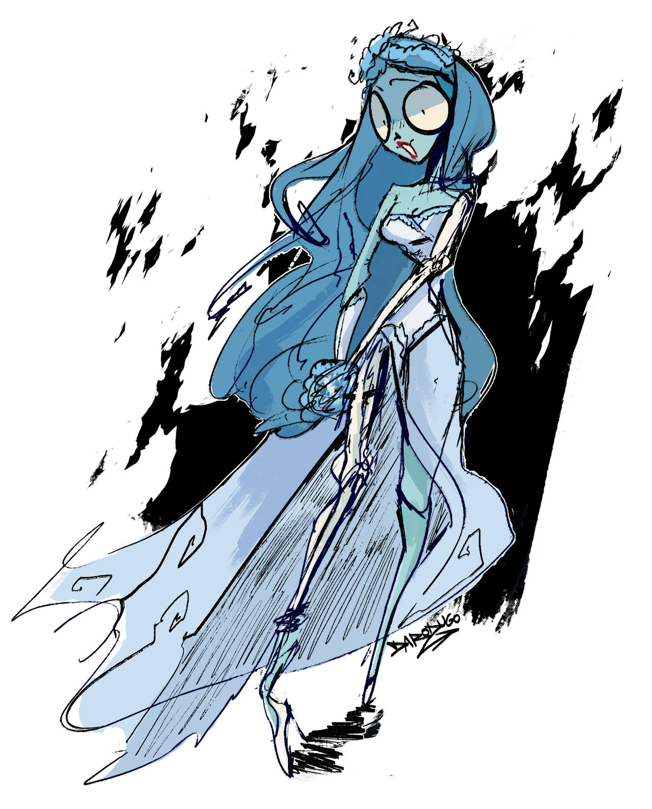 Emily Corpse Bride Fanart By Darodugo On Deviantart