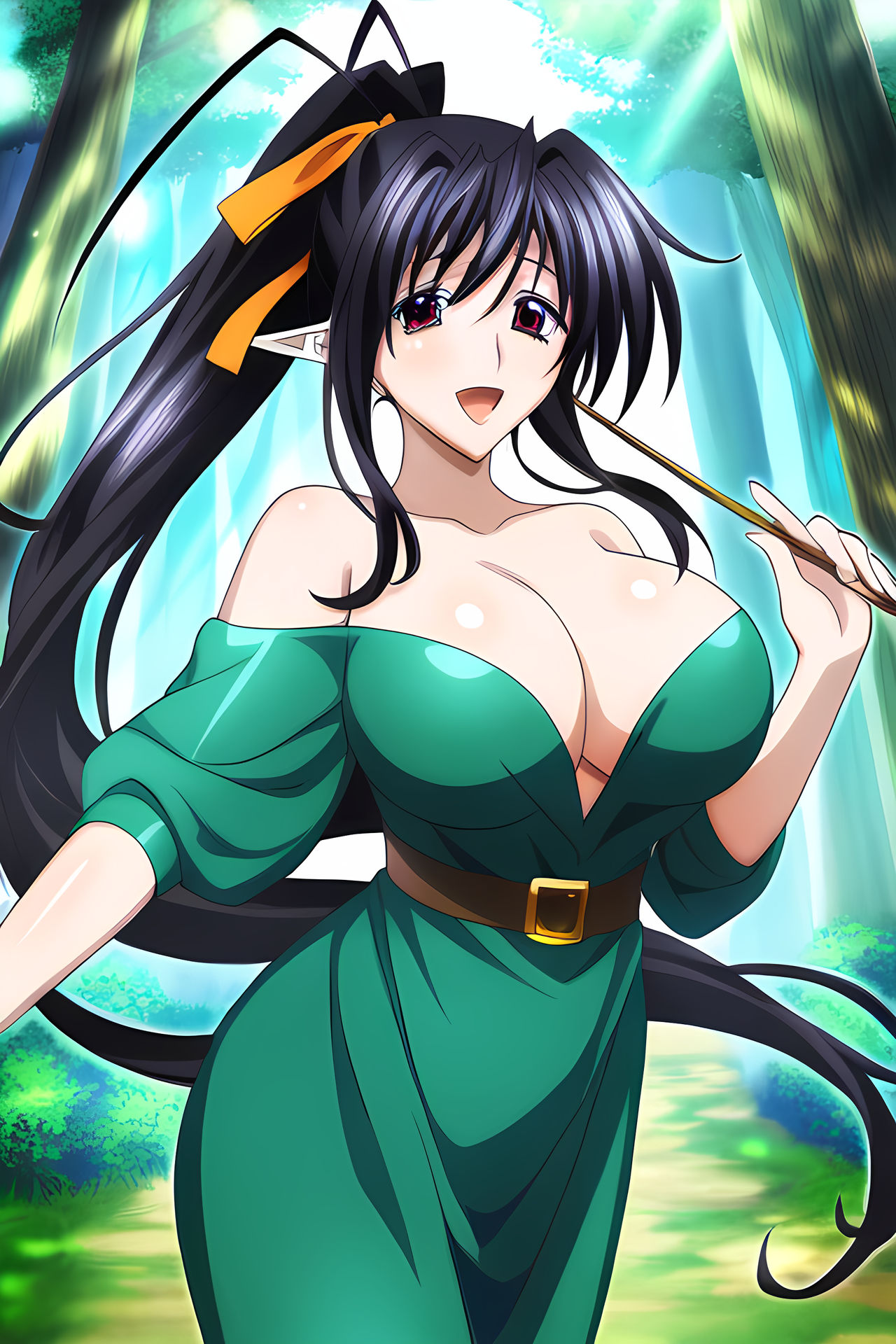 Akeno Himejima By Happyartai On Deviantart