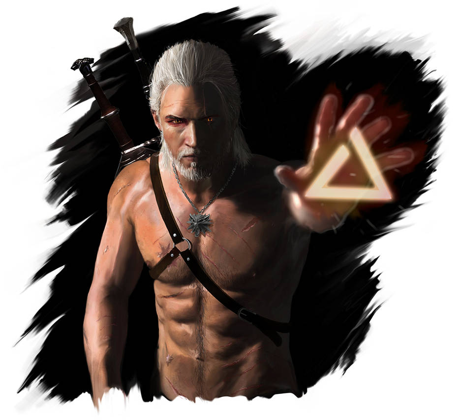 Shirtless Geralt By Shinobi2u On Deviantart