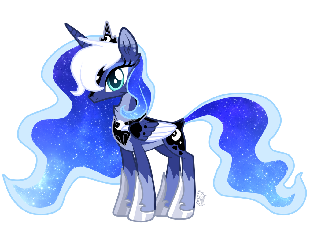 Nebula Luna Vector Mlp By Sugaryicecreammlp On Deviantart