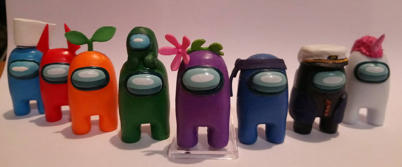 Among Us Shiloh And Bros Custom Figures By Corneliusbeef On Deviantart