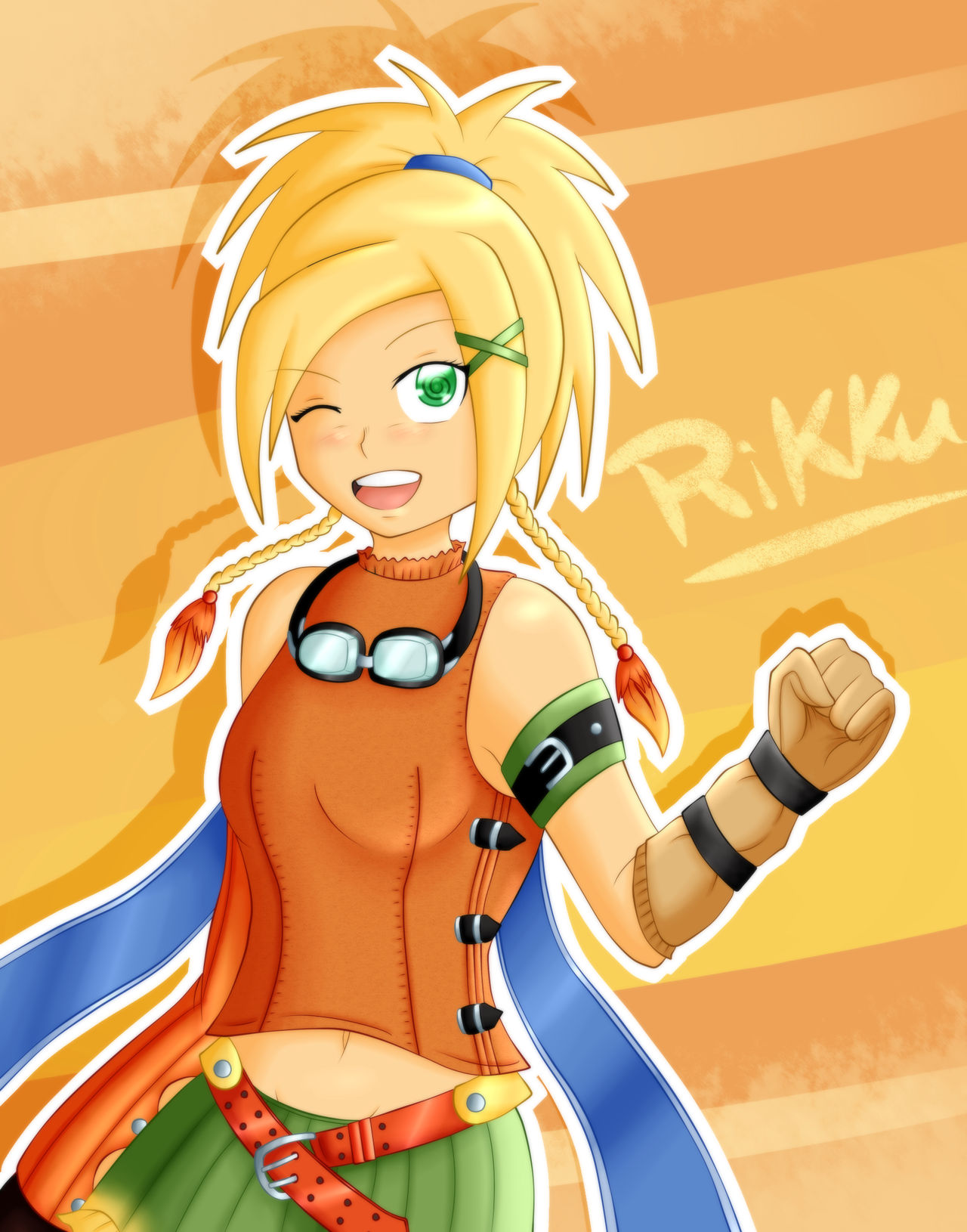 Ffx Rikku By Mayuaikawa On Deviantart