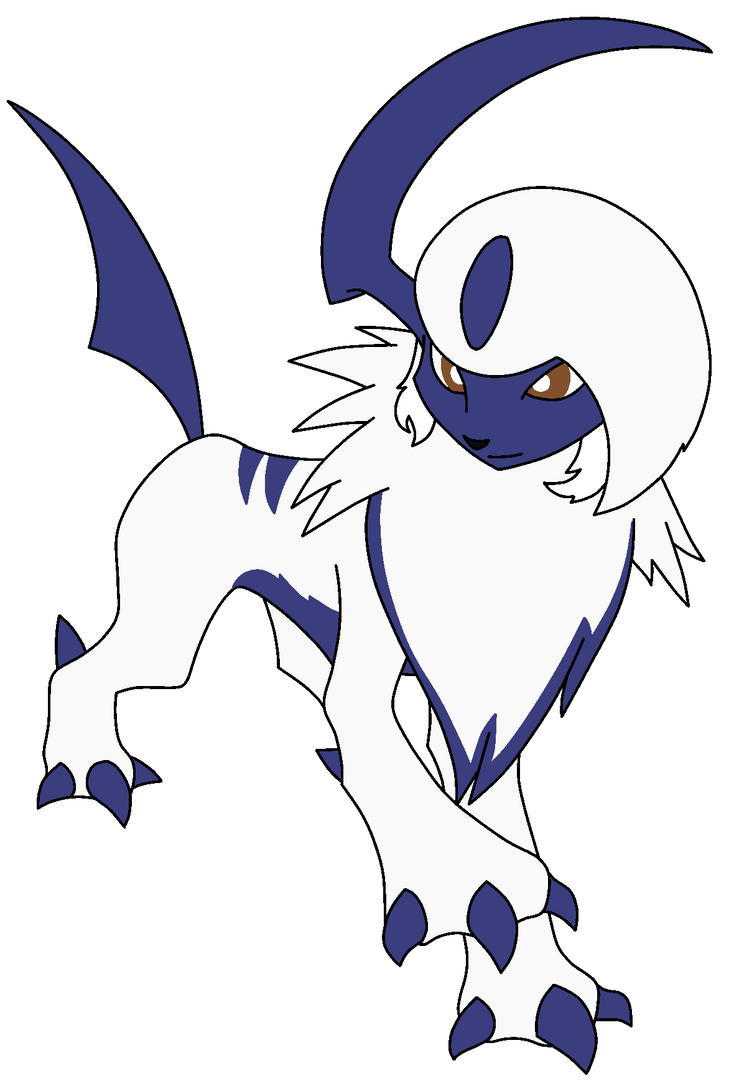 Seren The Absol Pokemon Lines By Mangled The Wolf On Deviantart