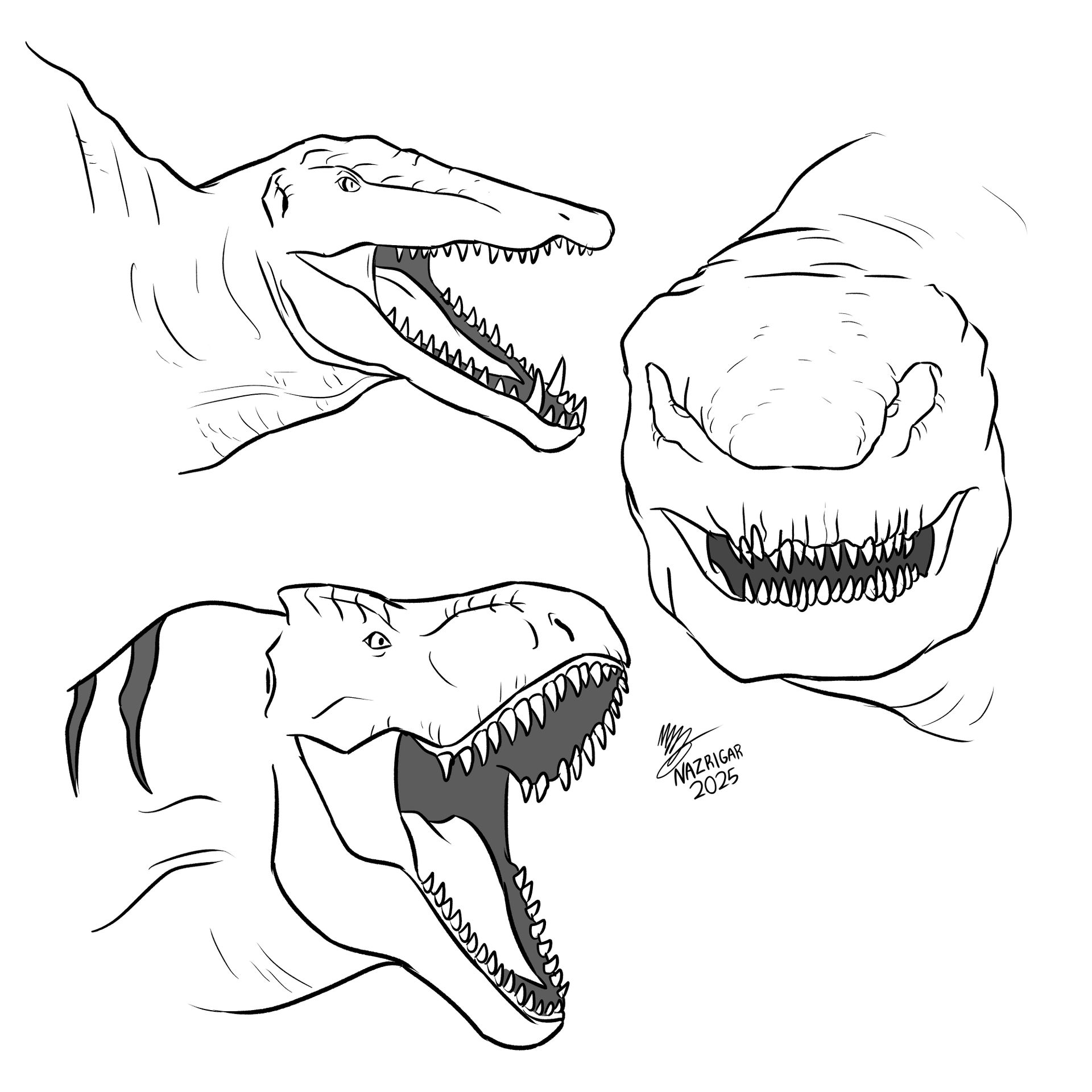 Jurassic World Rebirth Sketch By Nazrigar On Deviantart