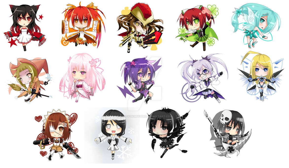 Original Character Chibi Version By Kuroyukimitsuki On Deviantart