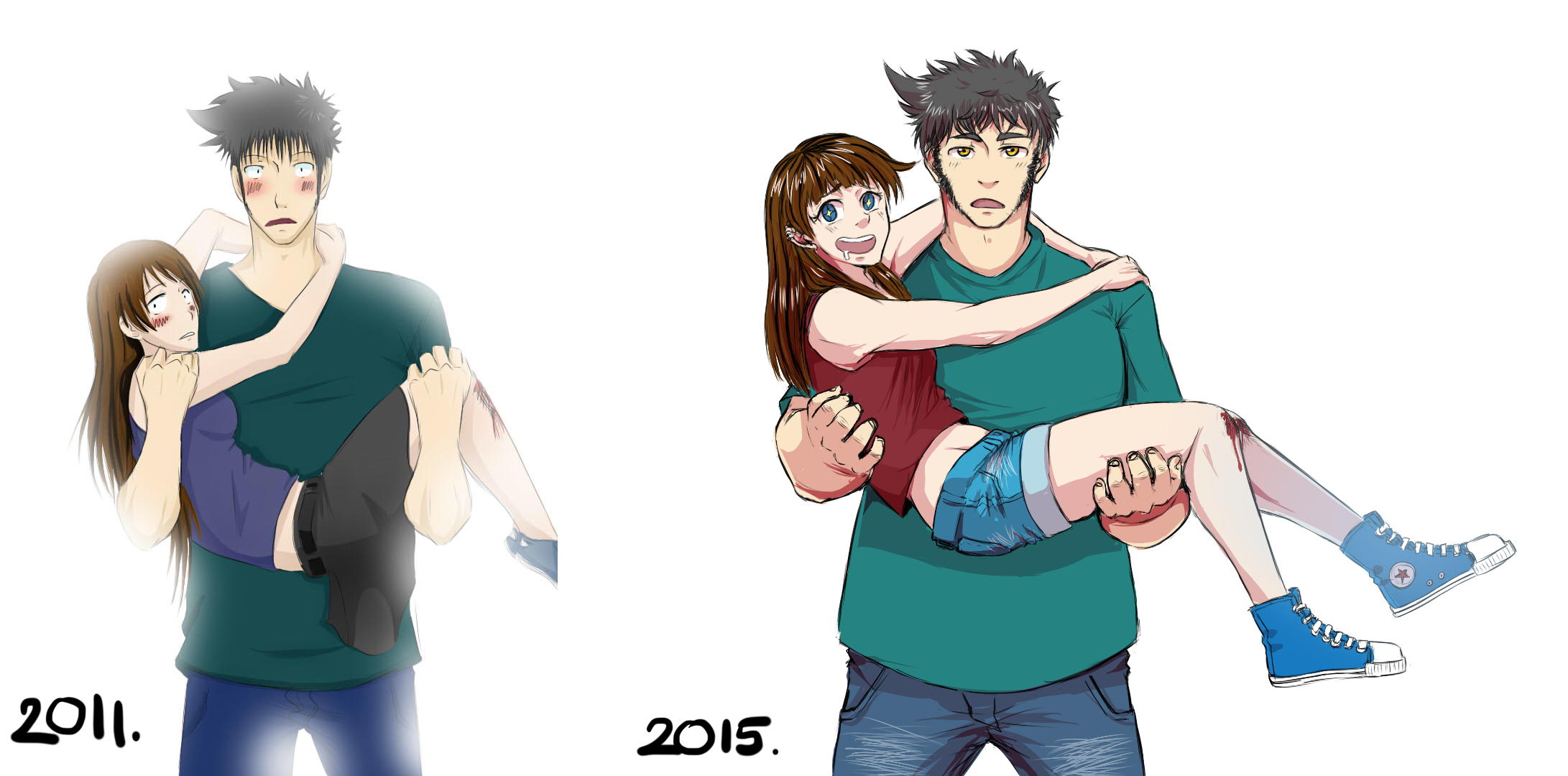 Redrawing The Beginning By Abby Desu On Deviantart