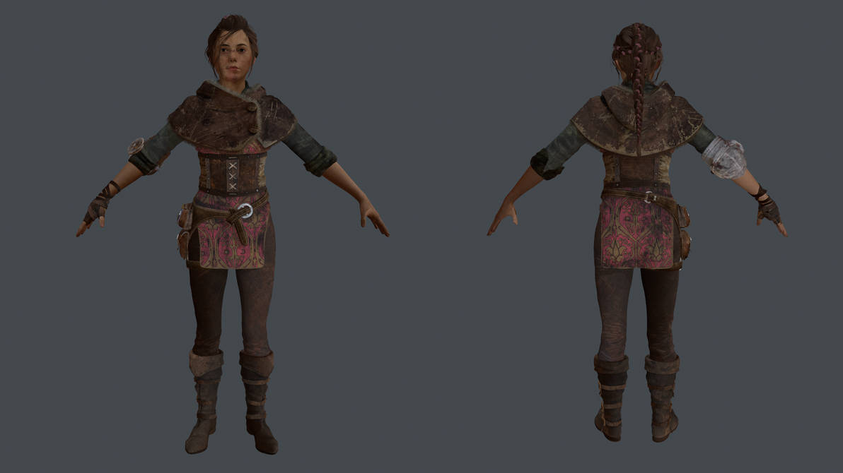 A Plague Tale Innocence Amicia Original Rig By Akderebur On Deviantart