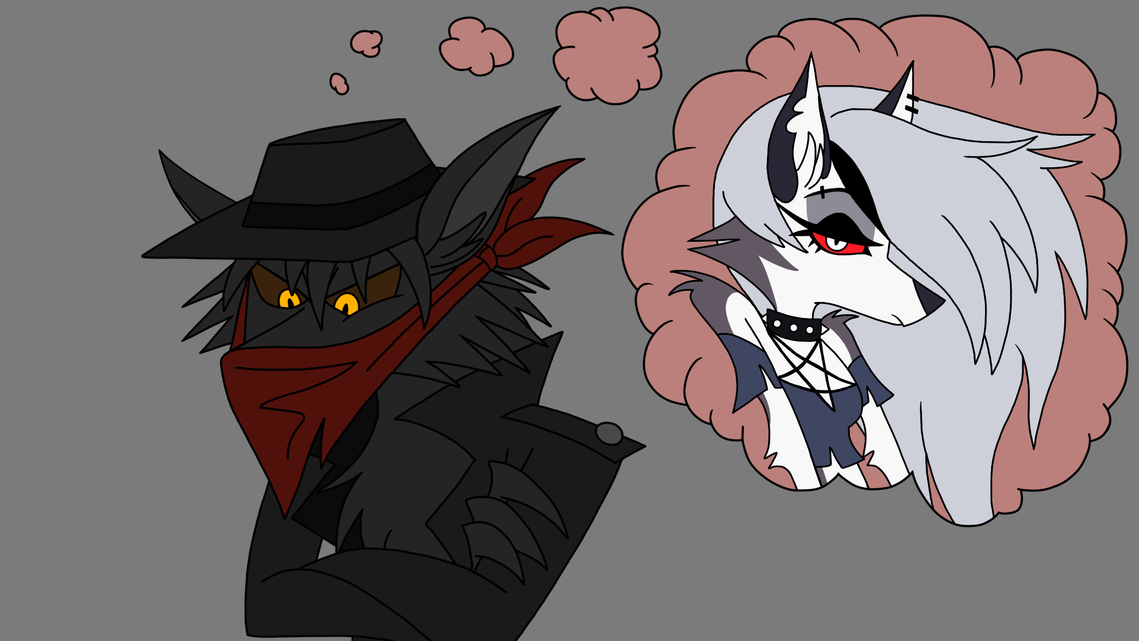 Fenrir Is Thinking About Loona By Darkness9000a On Deviantart