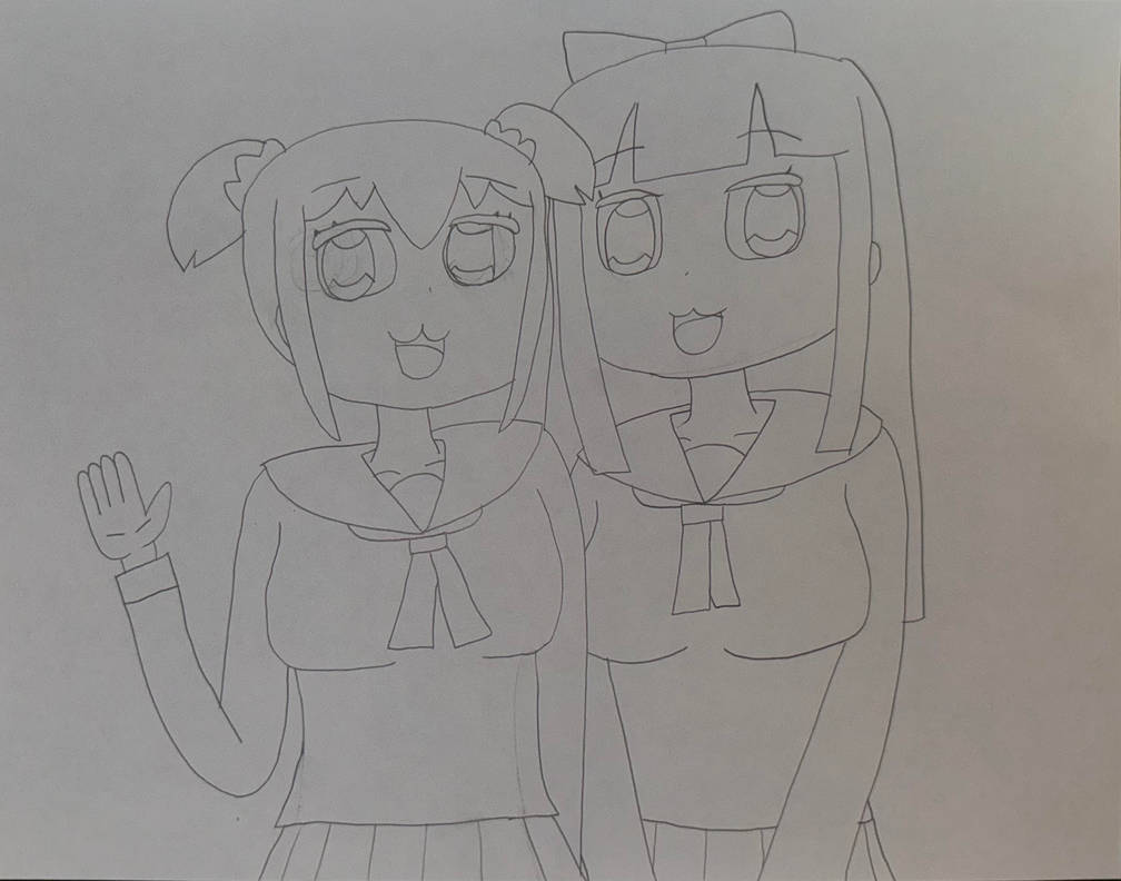 Popuko And Pipimi Drawing By Jacobwatson1 On Deviantart