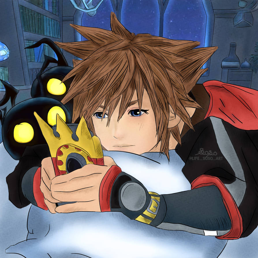Sora Kingdom Hearts By Lifesosoart On Deviantart