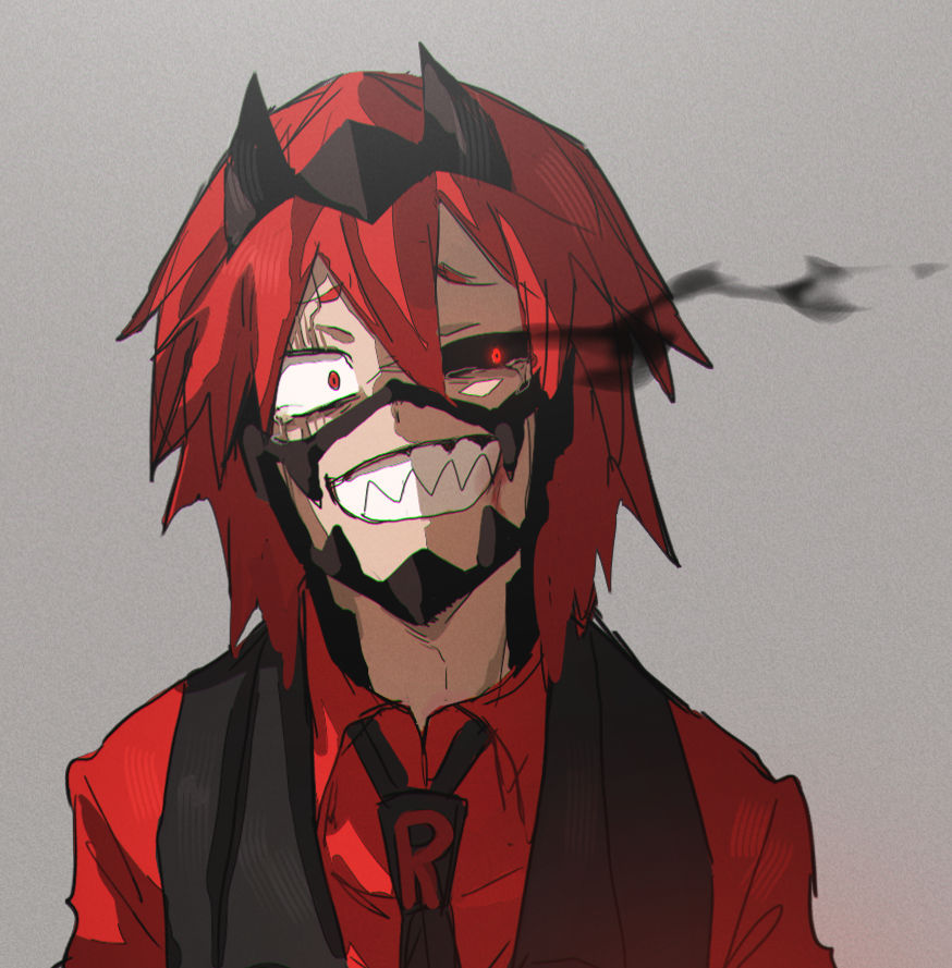 Villain Kirishima By Voidragonart On Deviantart