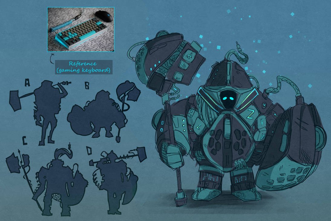 Daily Character Keyboard Warrior By Rappenem On Deviantart