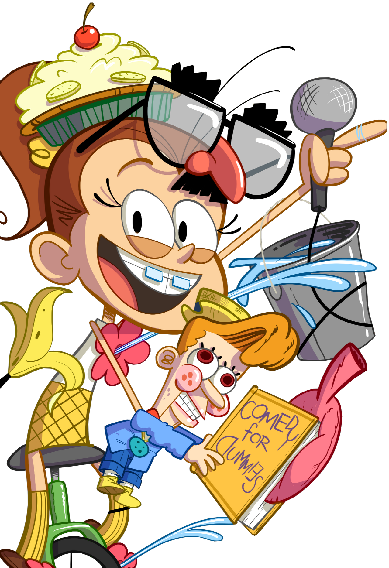 Luan Loud By Totallynotincina On Deviantart