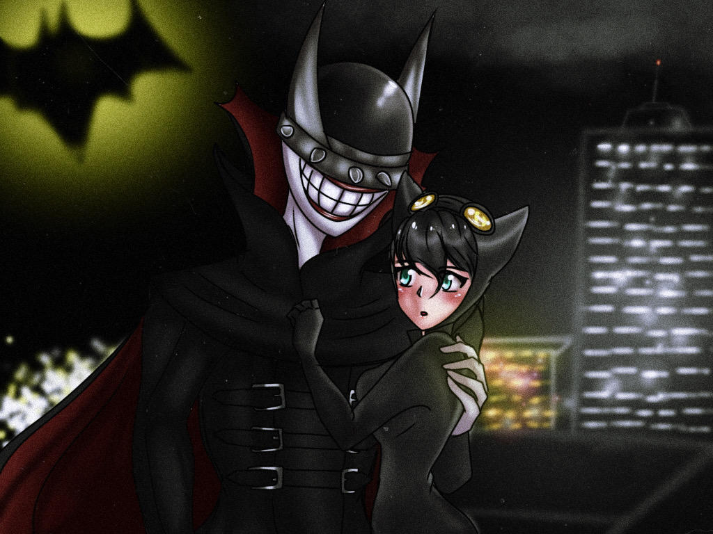 The Batman Who Laughs X Catwoman By Anonyamat0 On Deviantart