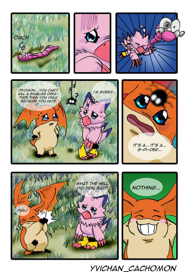 Patamon and Piyomon 02 by Cachomon on DeviantArt